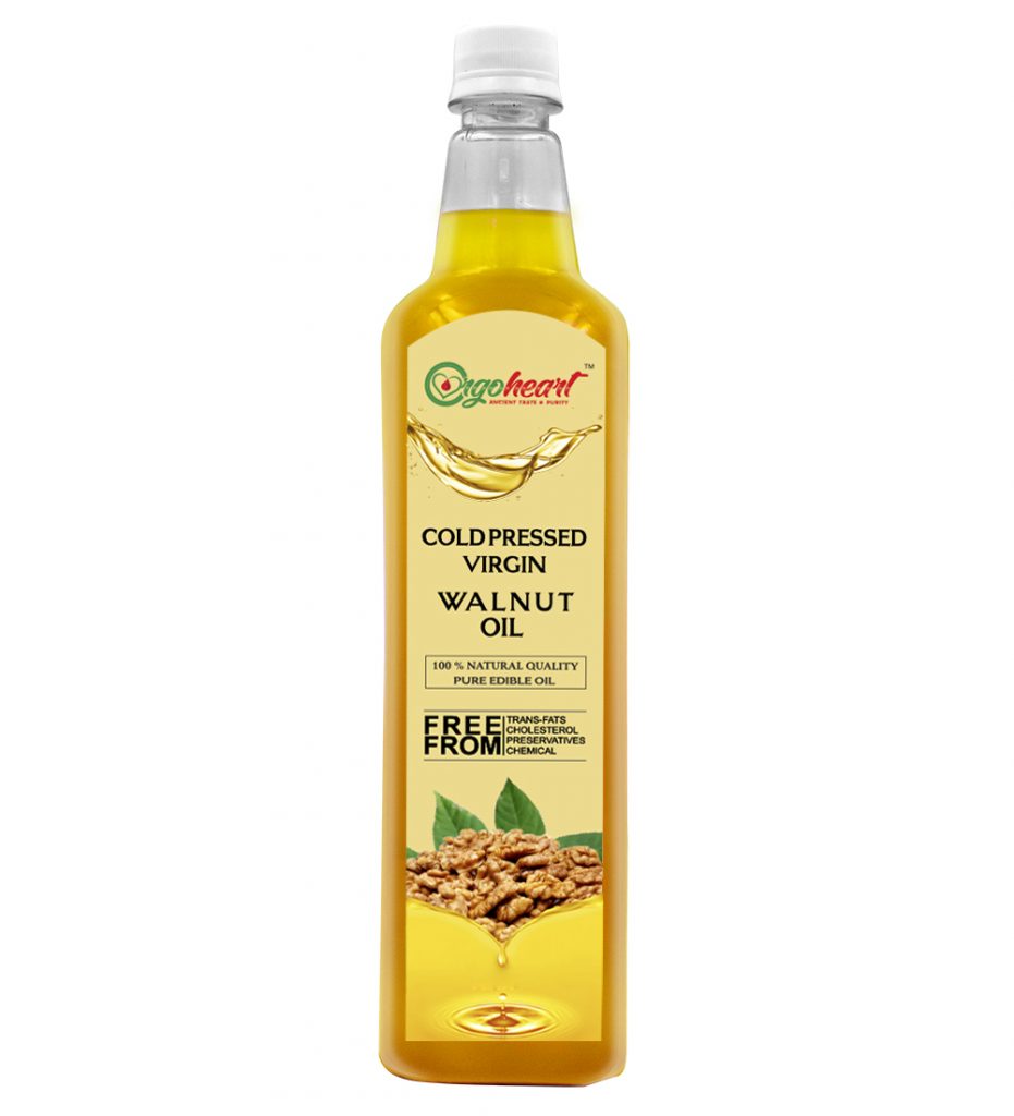 COLDPRESSED WALNUT ( AKHROT ) OIL 50 ml - 1 Liter - Orgo Heart